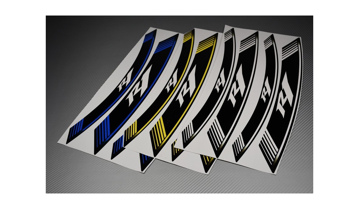Inner Wheel Rims Stickers - ' R1 ' Model