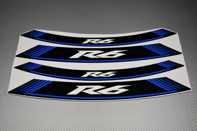 Inner Wheel Rims Stickers - ' R6 ' Model