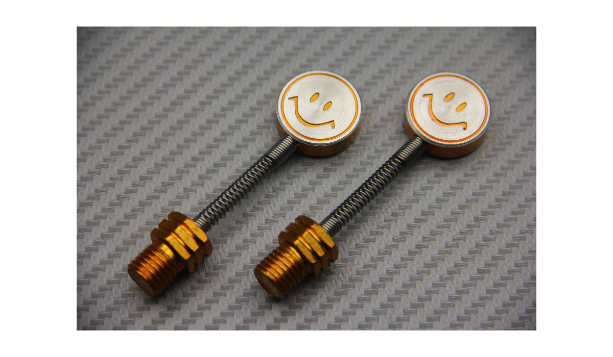 Colored Smiley Decorative Screw