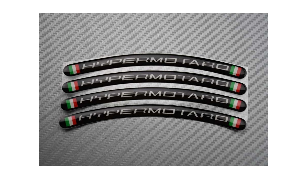 Rim Edge Stickers DUCATI - HYPERMOTARD Logo