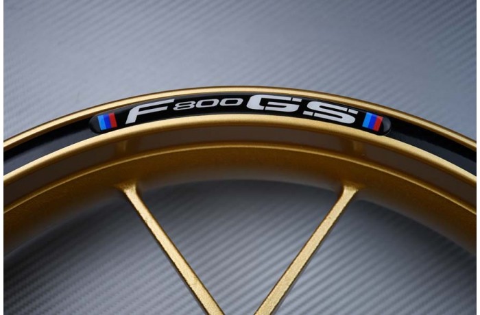 Rim Edge Stickers BMW - F800GS Logo