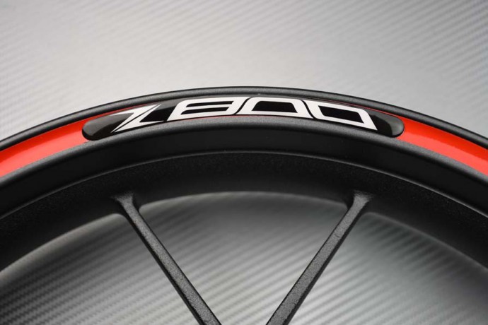 Rim Edge Stickers KAWASAKI - Z800 Logo