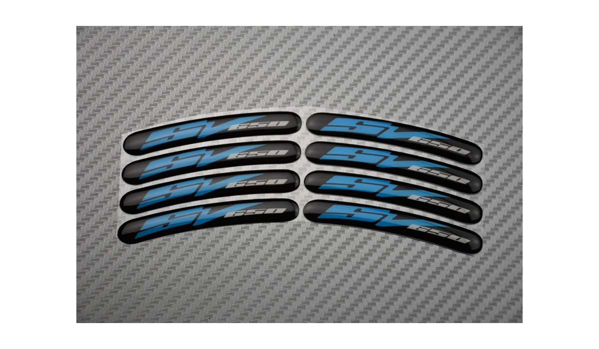 Rim Edge Stickers SUZUKI - SV 650 Logo
