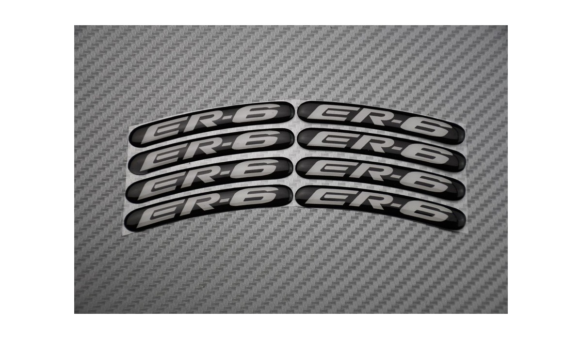 Rim Edge Stickers KAWASAKI - ER6 Logo