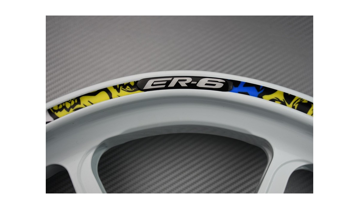 Stickers bord de jantes KAWASAKI - Logo ER6