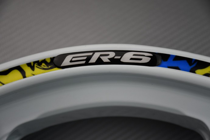 Rim Edge Stickers KAWASAKI - ER6 Logo