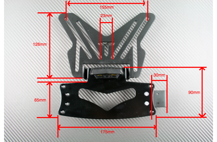 Universal Retractable License Plate Holder